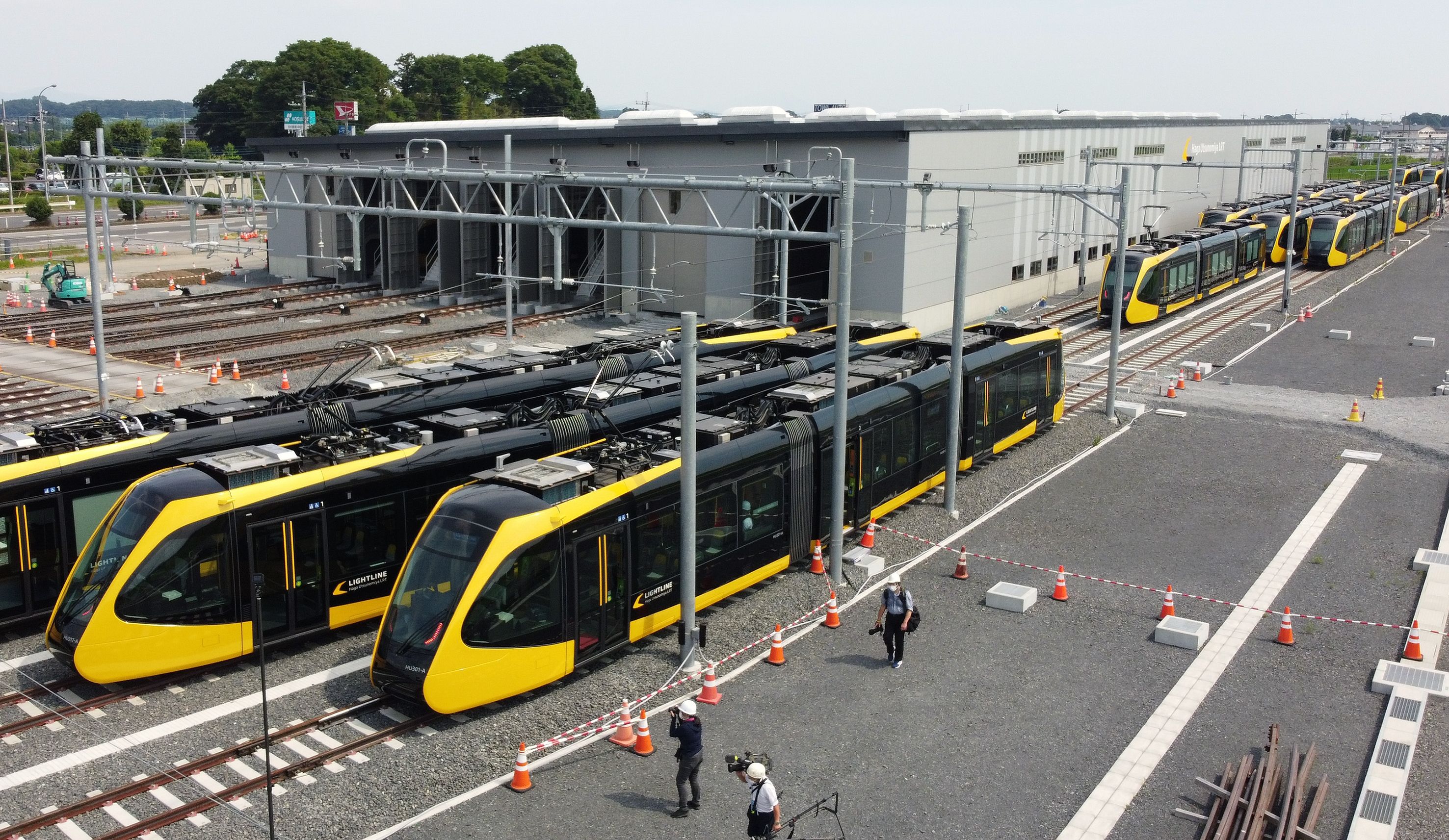 LRT全17編成の納入完了｜WEB写真館 ニュース｜WEB写真館｜下野新聞デジタル